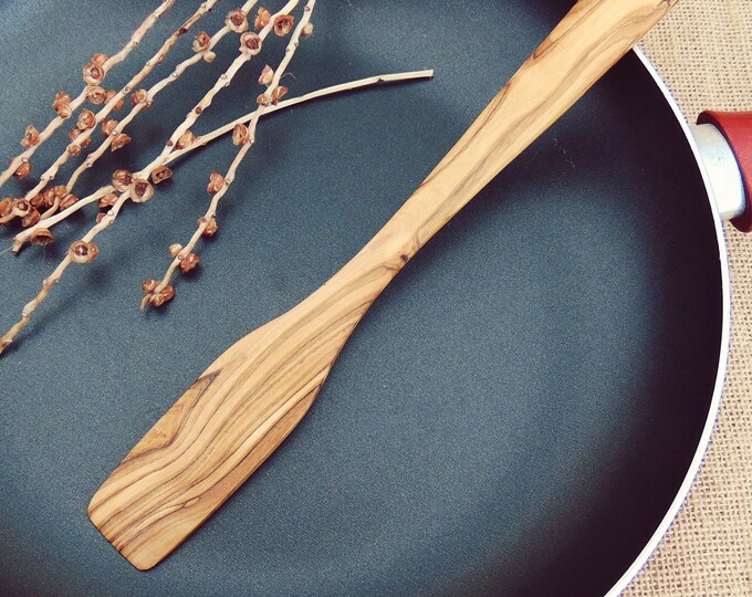 Vintage Large Wooden Spatula stirrer With Long Handle primitive Wooden ...