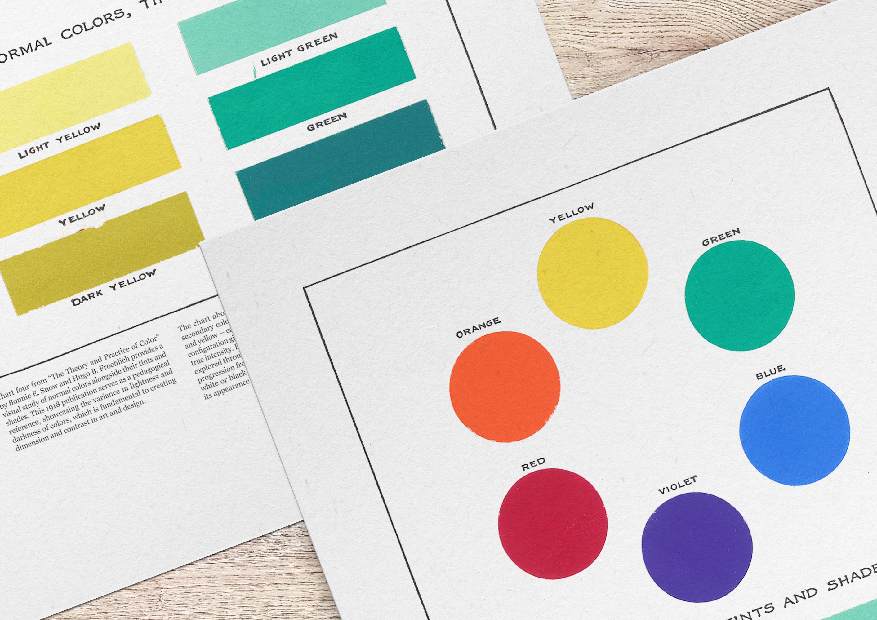 Tints and Shades Color Theory Chart for Painters Poster Print - Etsy