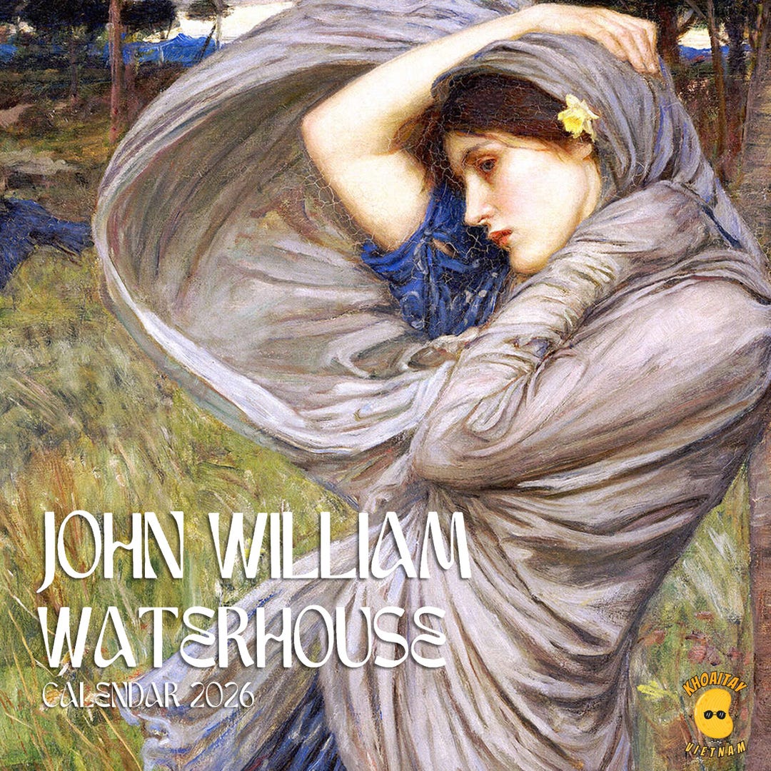 John William Waterhouse Calendar 2026: Romantic Pre-raphaelite ...