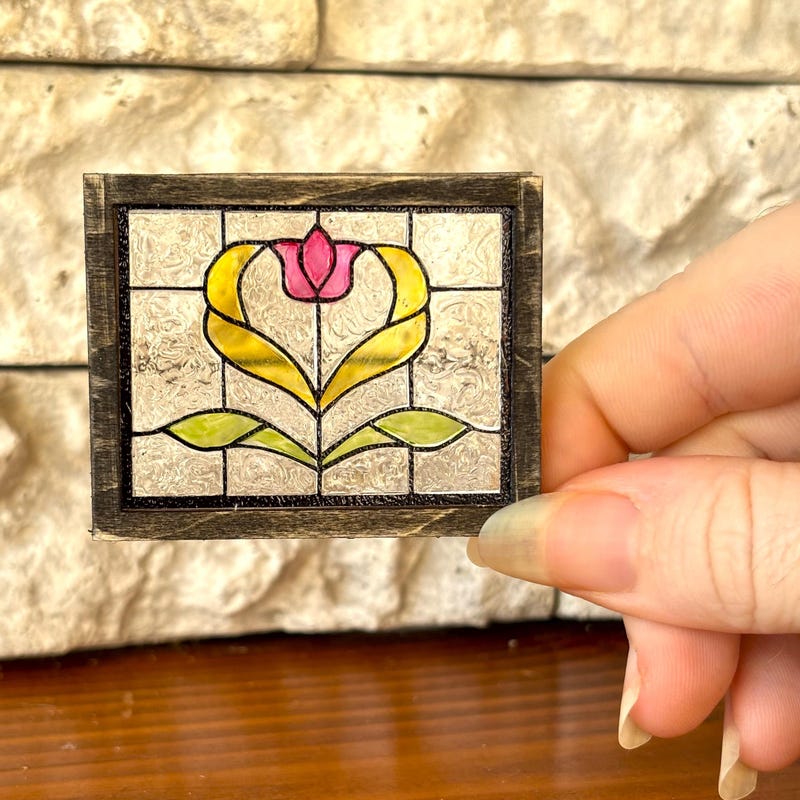 Miniature Stained Glass Window - Etsy