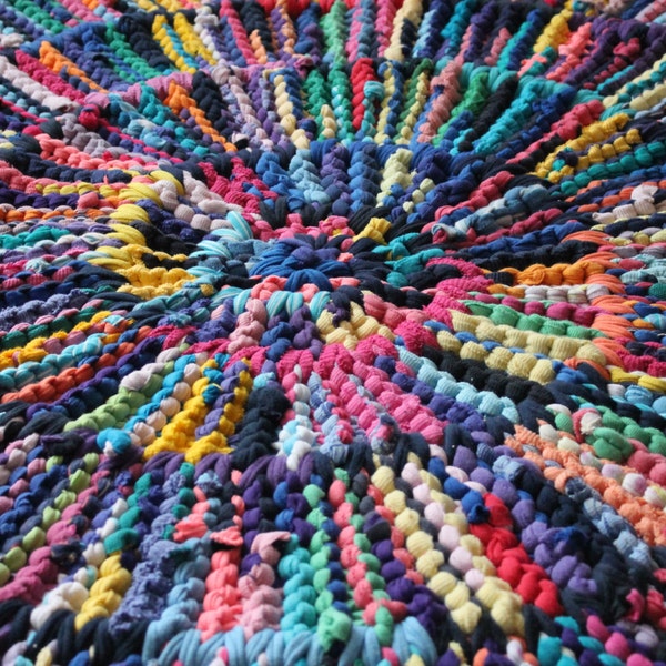 Rag Rug - Etsy