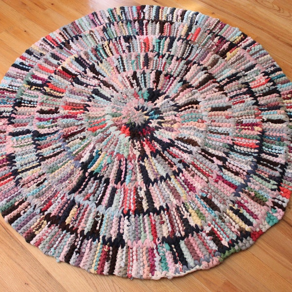 Knitted Rug - Etsy