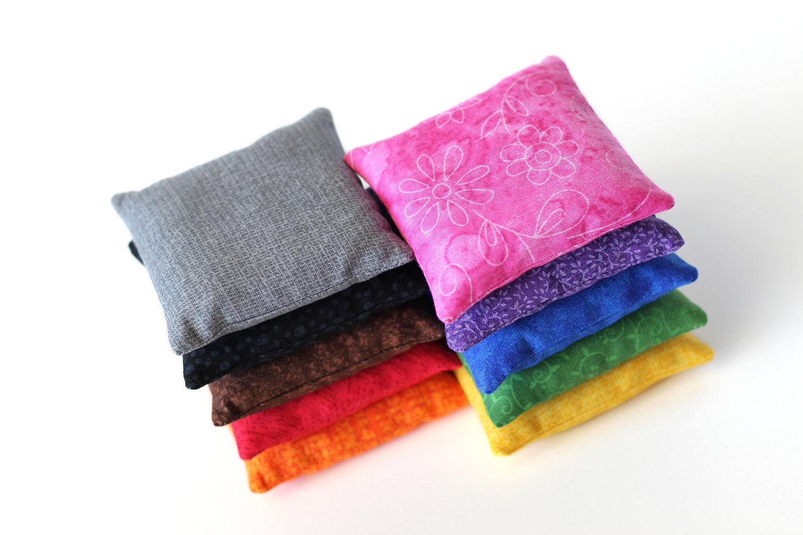 Rainbow 3 Inch Bean Bags in 10 Colors set of 10 Child's | Etsy