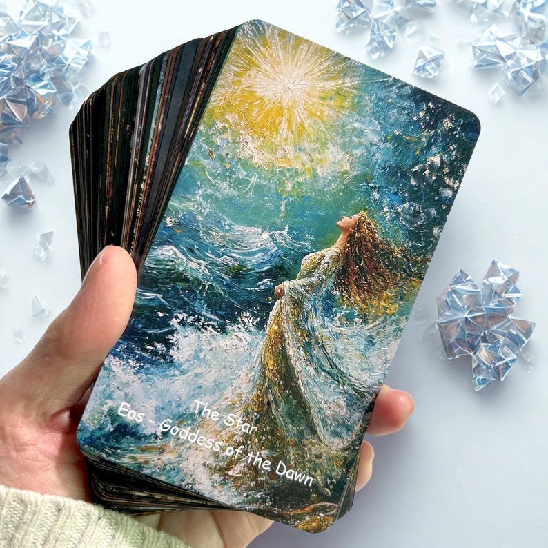Greek Mythology Tarot Deck, 78 Illustrated Tarot Cards, Tarot Reading ...