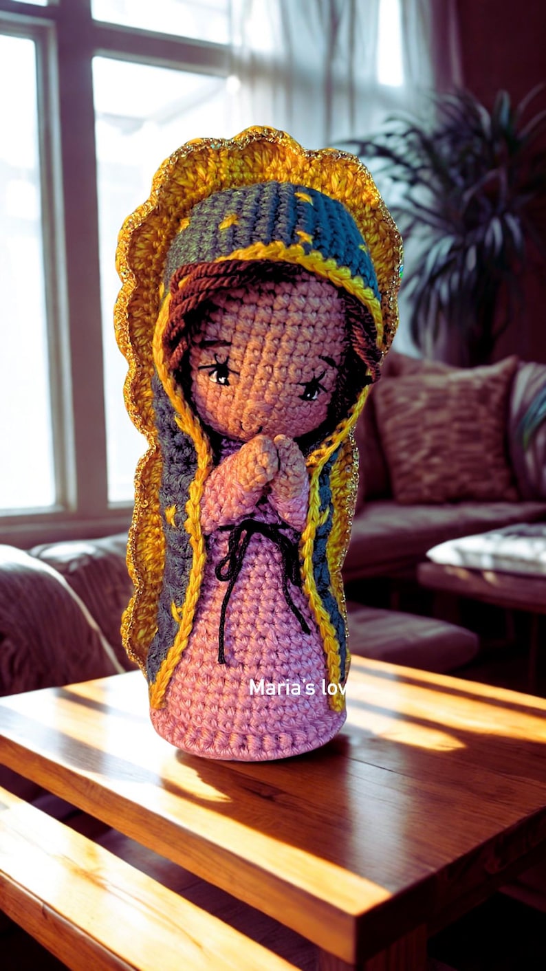 Virgen De Guadalupe Crochet Pattern/ Pattern Virgen De Guadalupe ...