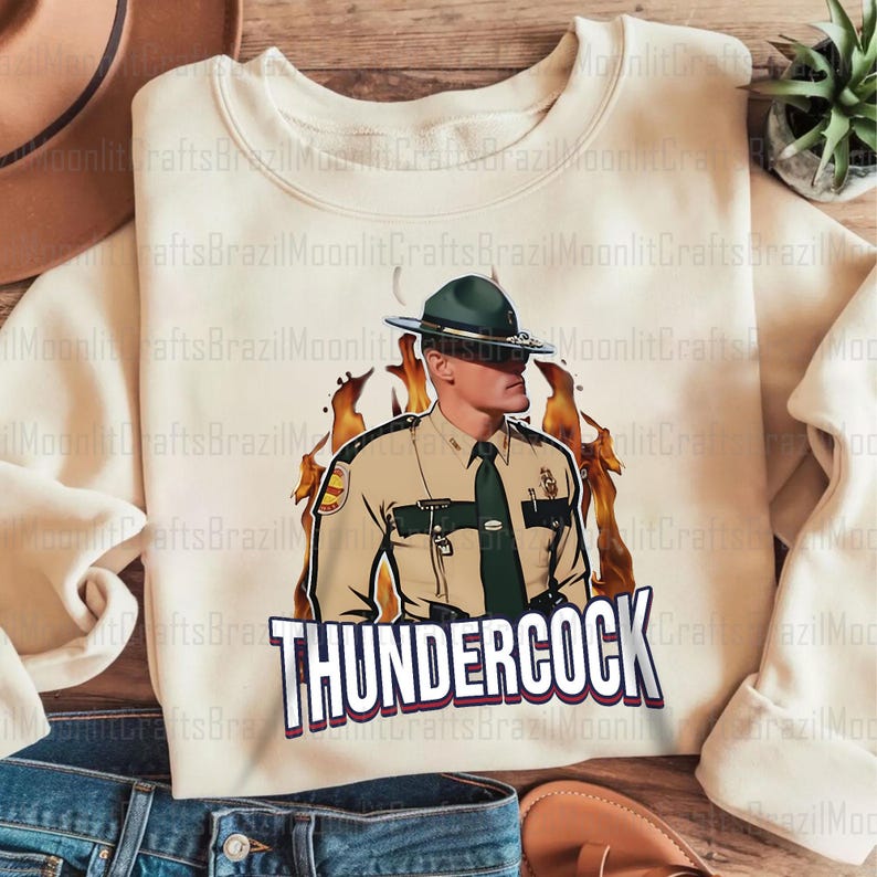 Officer Sergeant Cassius Thundercock PNG, Funny Police Parody Meme ...