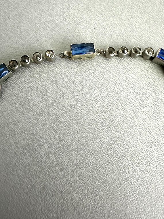 Vintage French paste collar necklace - Gem