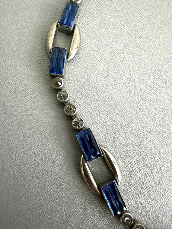 Vintage French paste collar necklace - Gem