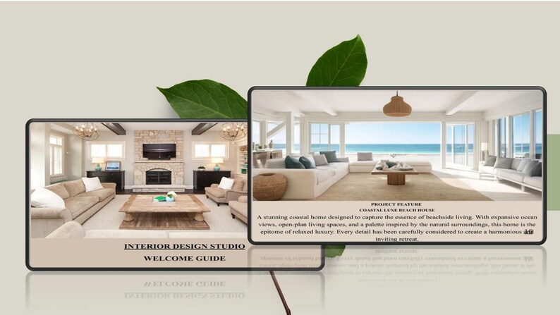 Minimalist Interior Design Client Welcome Packet Template (canva ...