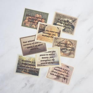Gratitude Affirmation Cards | Printable Positive Quotes (digital ...