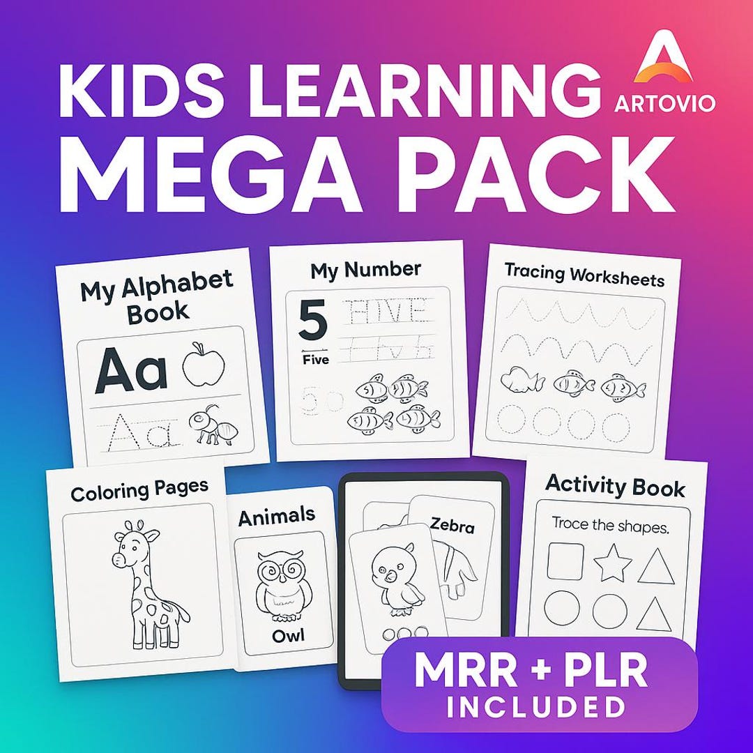 Mega Activity Pack |alphabet & Number Worksheets |tracing Activity ...