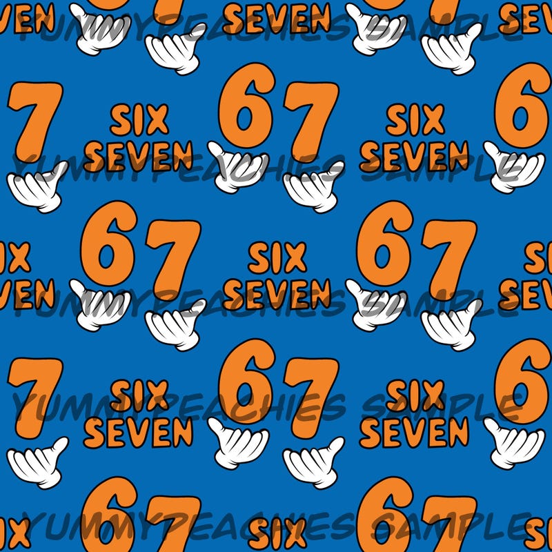 6 7 Brain Rot Party - Etsy UK