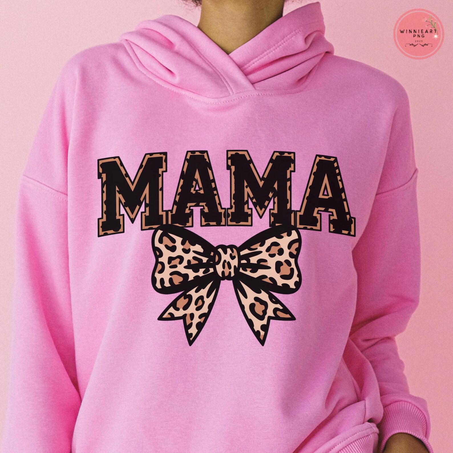 Mama Leopard Bow PNG, Mom Life Design (digital Download) - Etsy