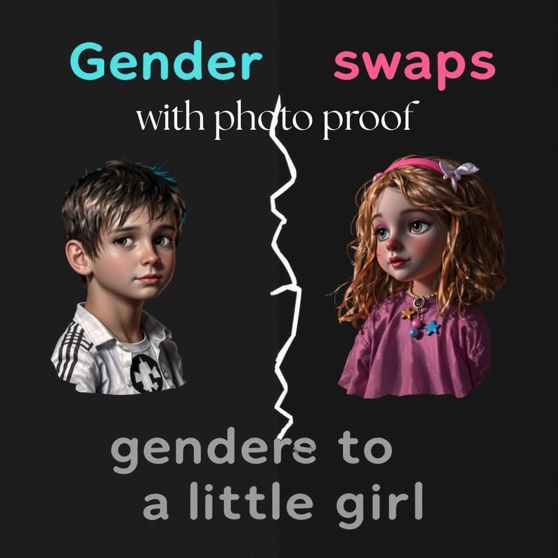 Gender Swap Male to a Little Girl, Body Swap Spell , Body Swap ...