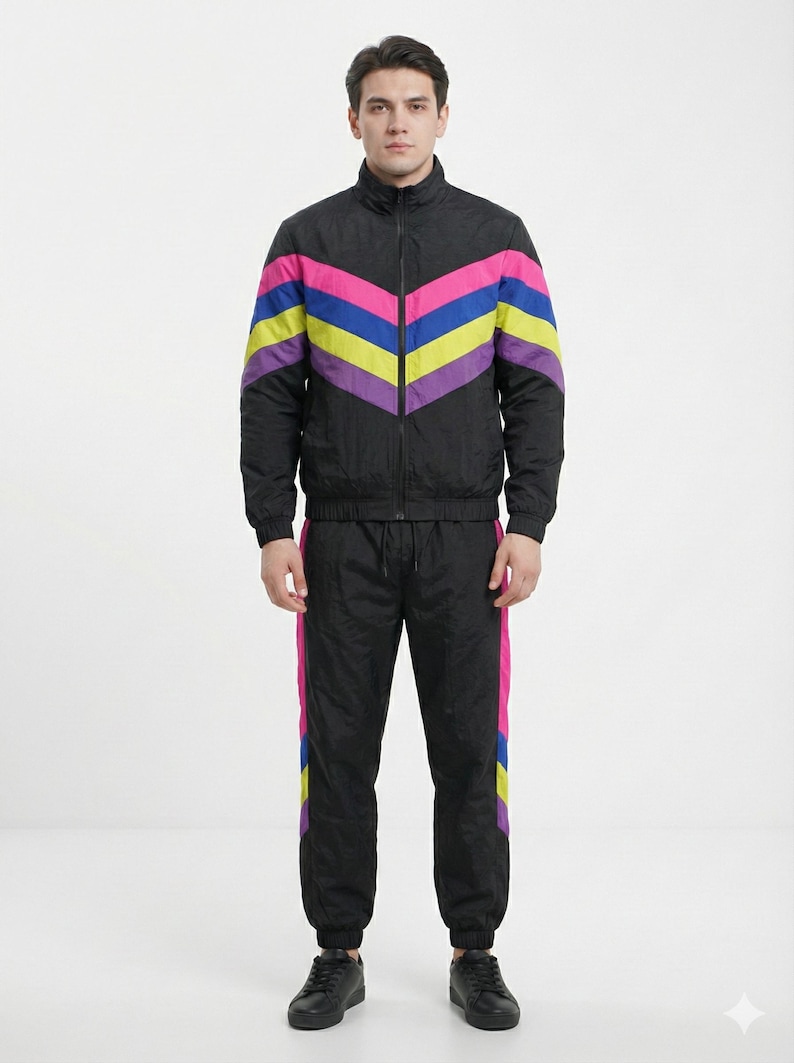 Electric Callboy Tracksuit Set Retro 90s Windbreaker Jacket Pants ...