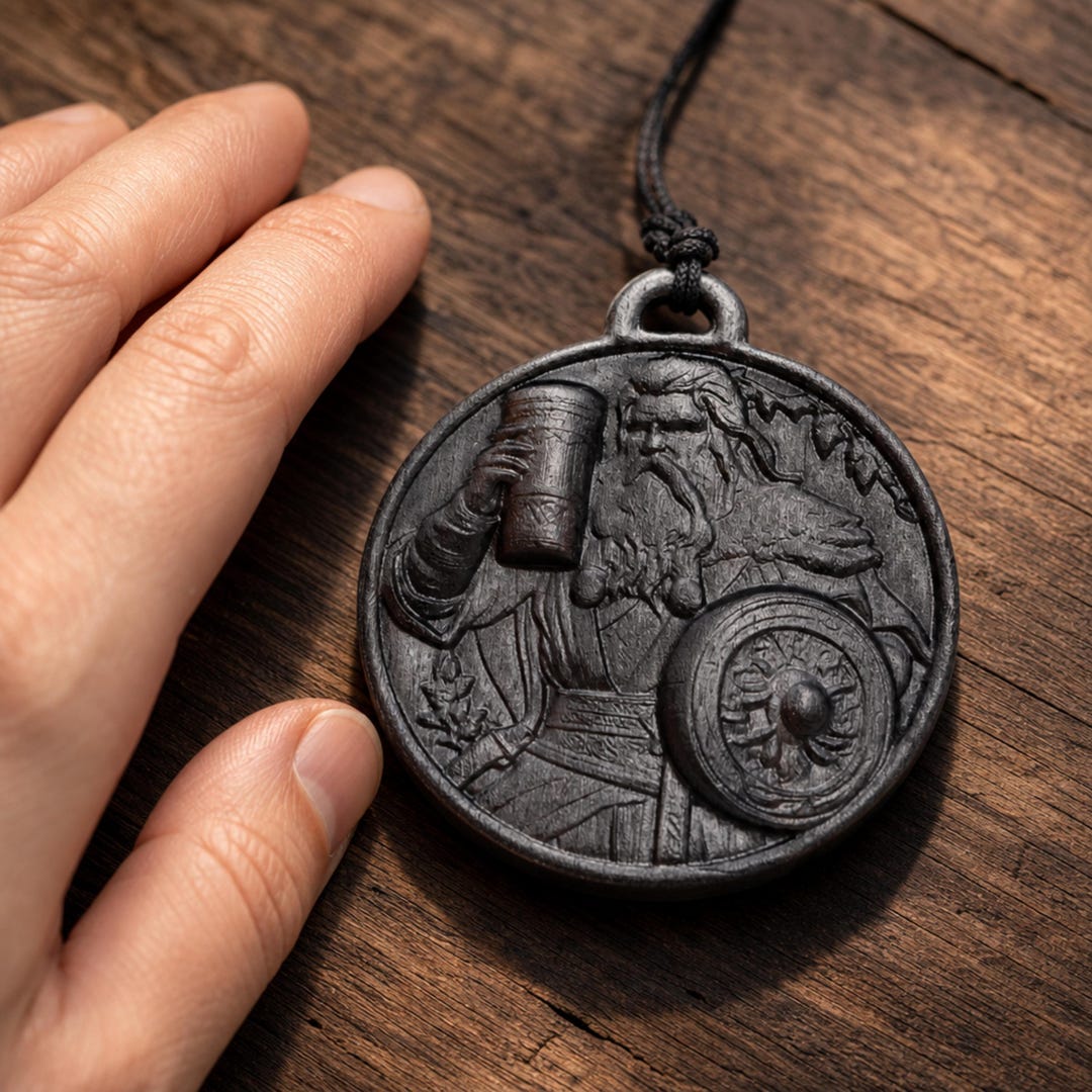 Viking Warrior STL File, Norse Odin 3D Relief Model, Pendant Wall Art ...