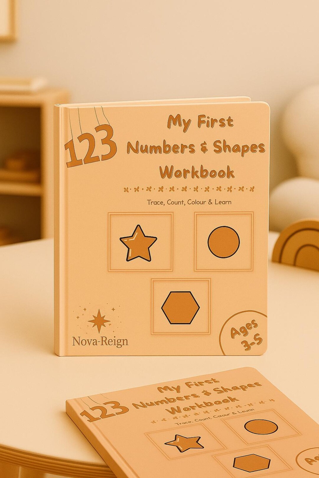 My First Numbers & Shapes Workbook | Hardcover - Etsy