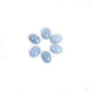 Owyhee Oregon Blue Opal Smooth Oval Cabochon 7 MM Oregon Blue Opal Semi ...