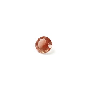 Oregon Sunstone Round Cut Concave Faceted Gemstone Red Schiller ...
