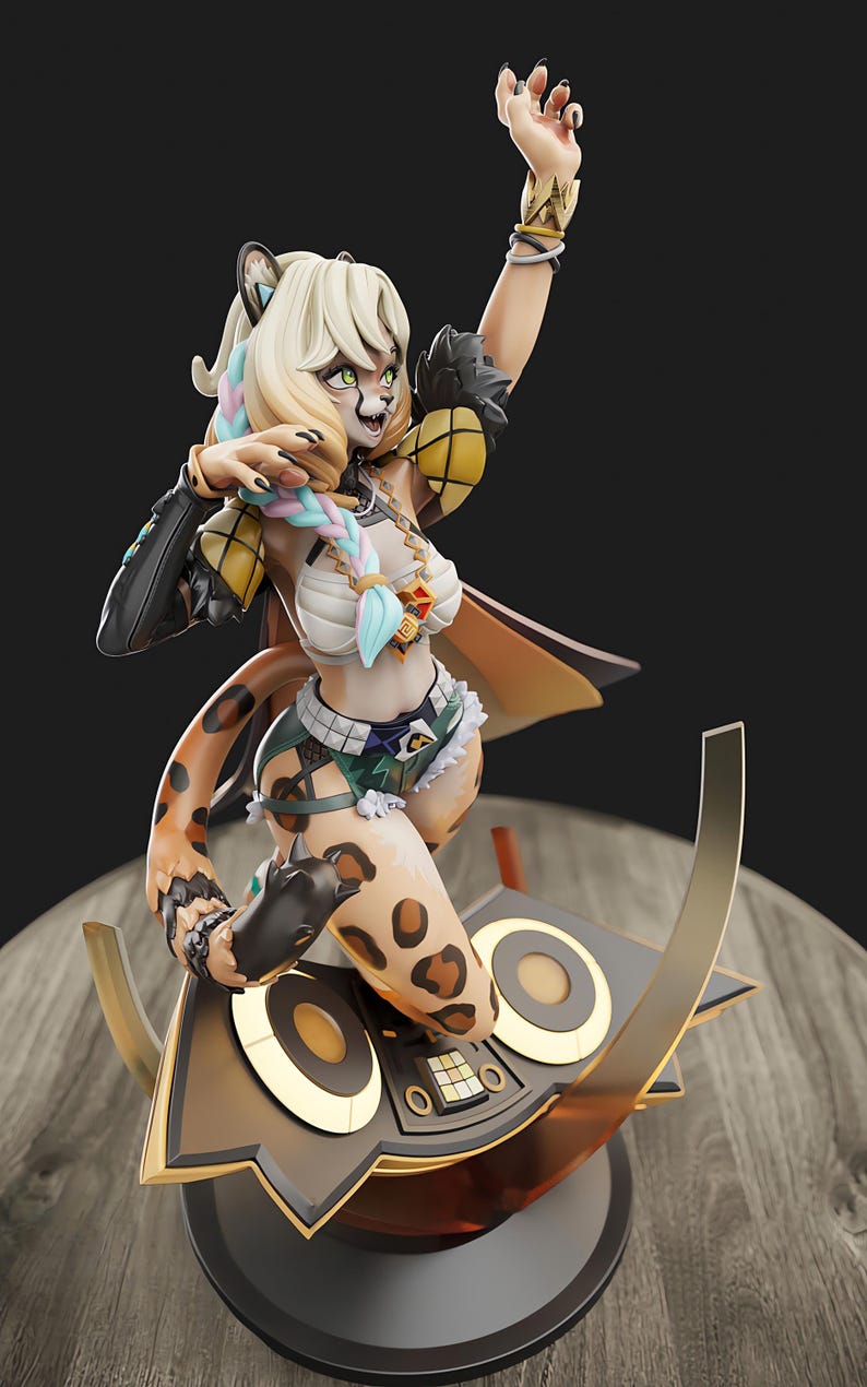 Xilonen Jungle Serpent Goddess STL 3D Print Figurine (digital Download ...