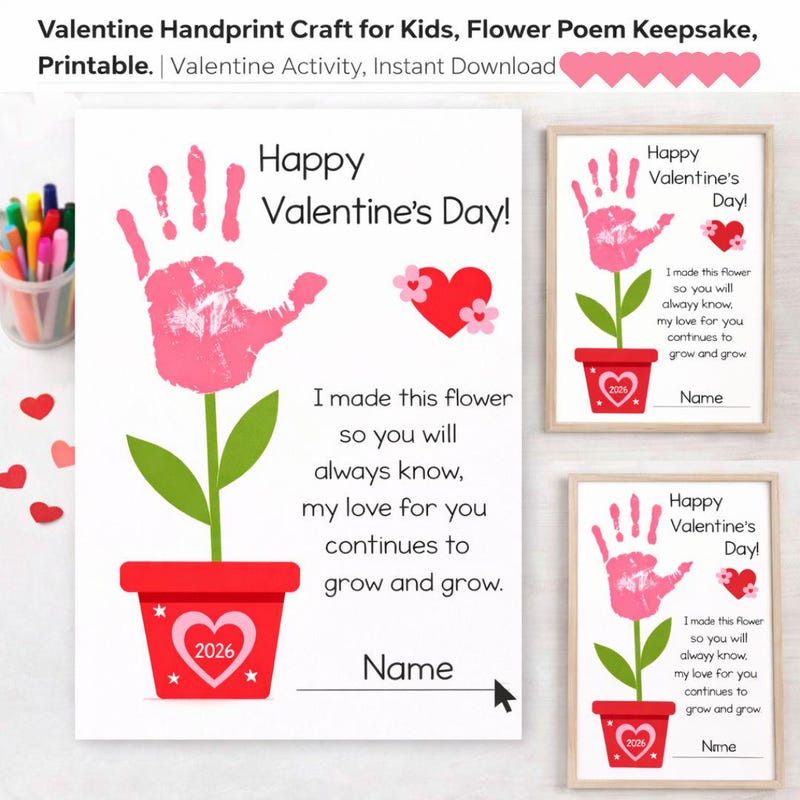 Valentines Art Craft Kids - Etsy