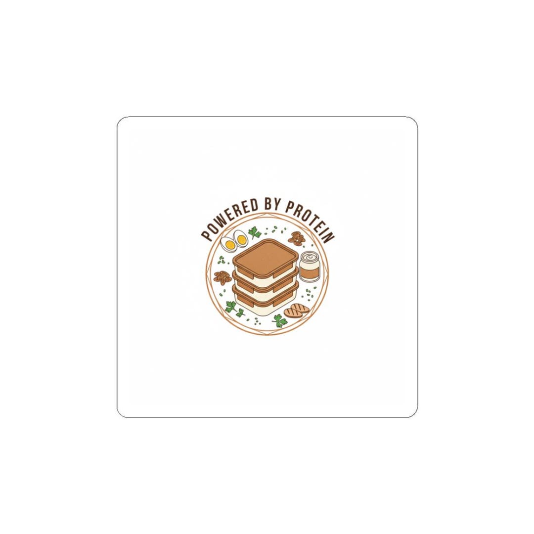 Powered by Protein Sticker | High-protein, Meal Prep, Macro Icons - Etsy