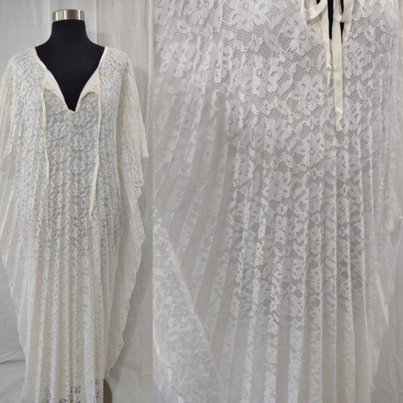 White lace caftan - Gem
