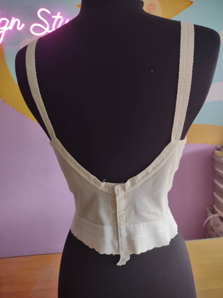 Vintage Pin up Longline Bra 38b - Etsy