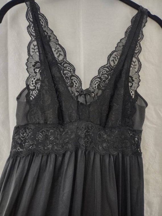 Black stretch nightgown - Gem