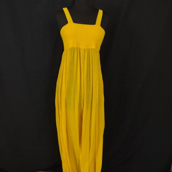 Yellow Jumpsuit - Etsy