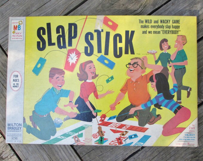Vintage Slap Stick Game by Milton Bradley 1966 - Etsy