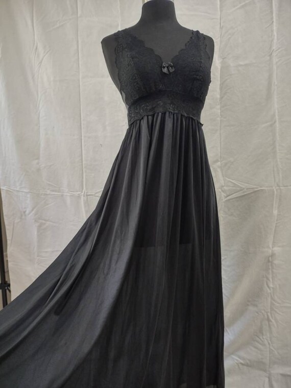 Black stretch nightgown - Gem