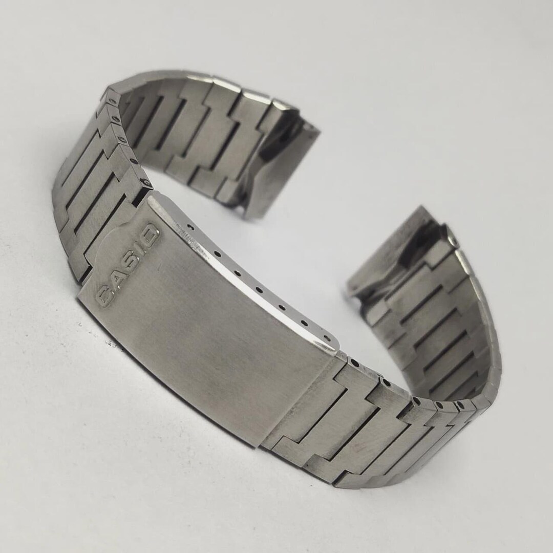 20 Mm Casio Casiotron 29CS-11 World Time Vintage Men’s Watch Bracelet ...