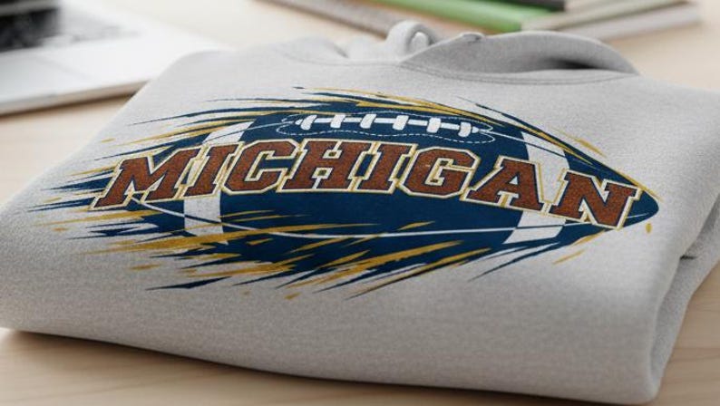 Michigan Wolverines Png, Michigan Football Png, Cute Football Png ...