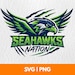 Seahawks Svg, Football School Logo, Seahawks Nation Svg, Seahawks Head ...