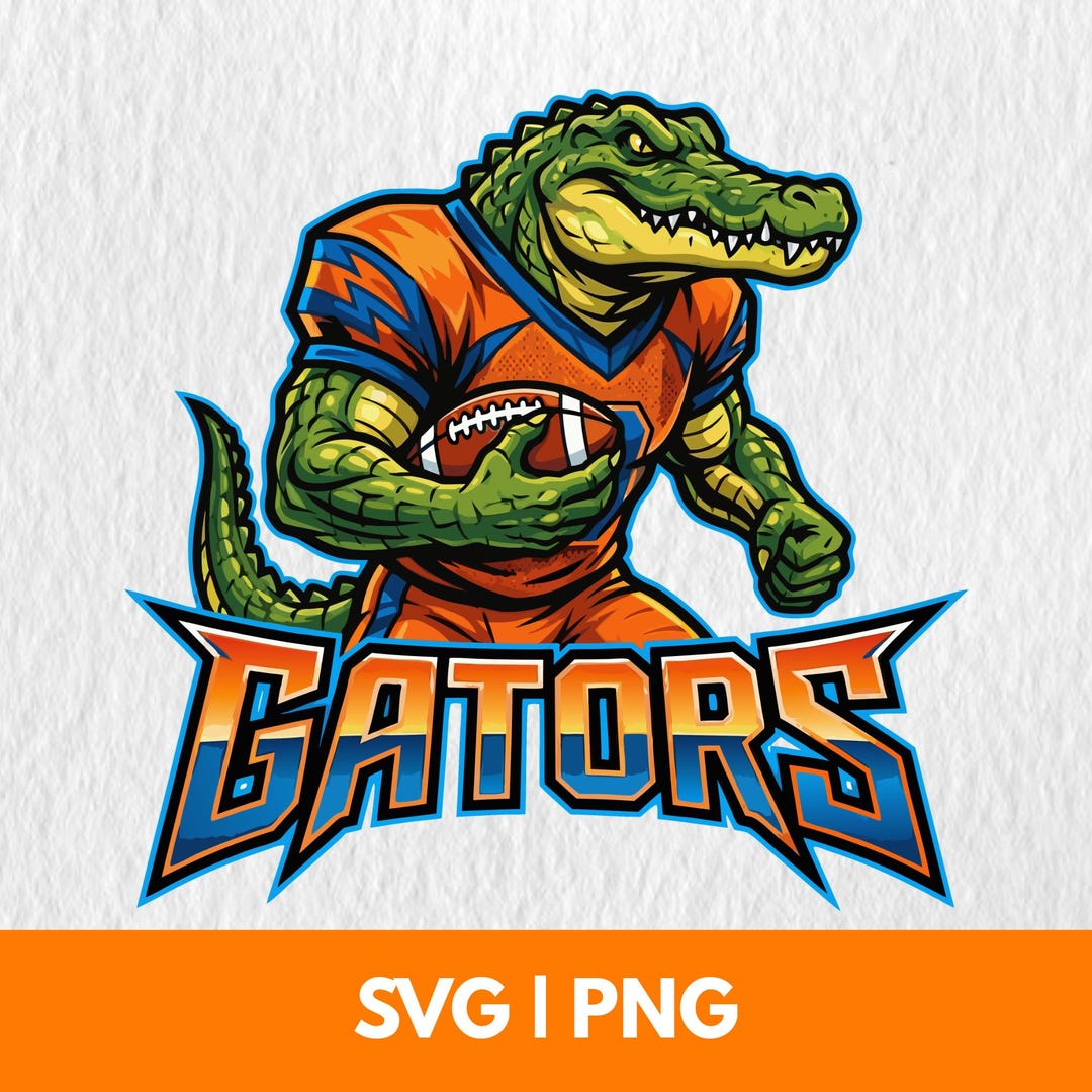 Gators Sports Mascot Logo SVG PNG, Gators SVG Png, Design for Shirts ...