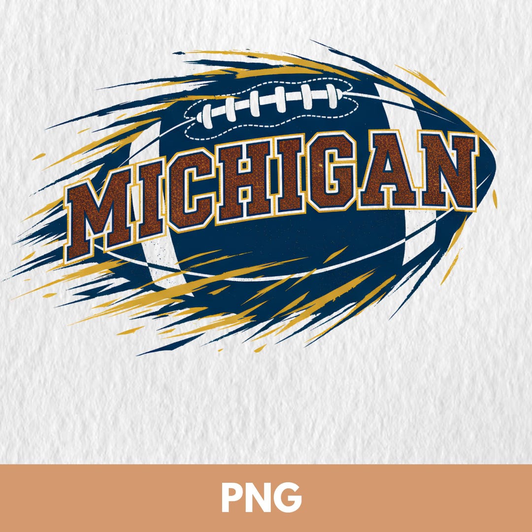 Michigan Wolverines Png, Michigan Football Png, Cute Football Png ...