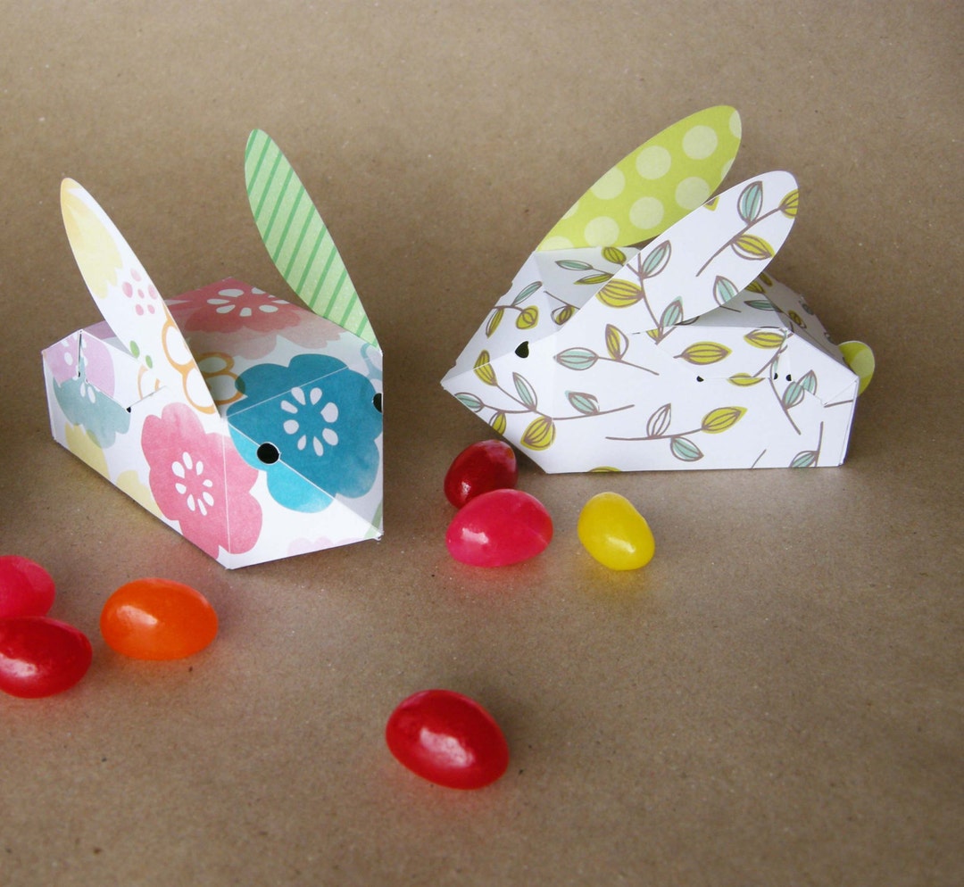 DIY Little Bunny -SVG File Treat Box- - Etsy