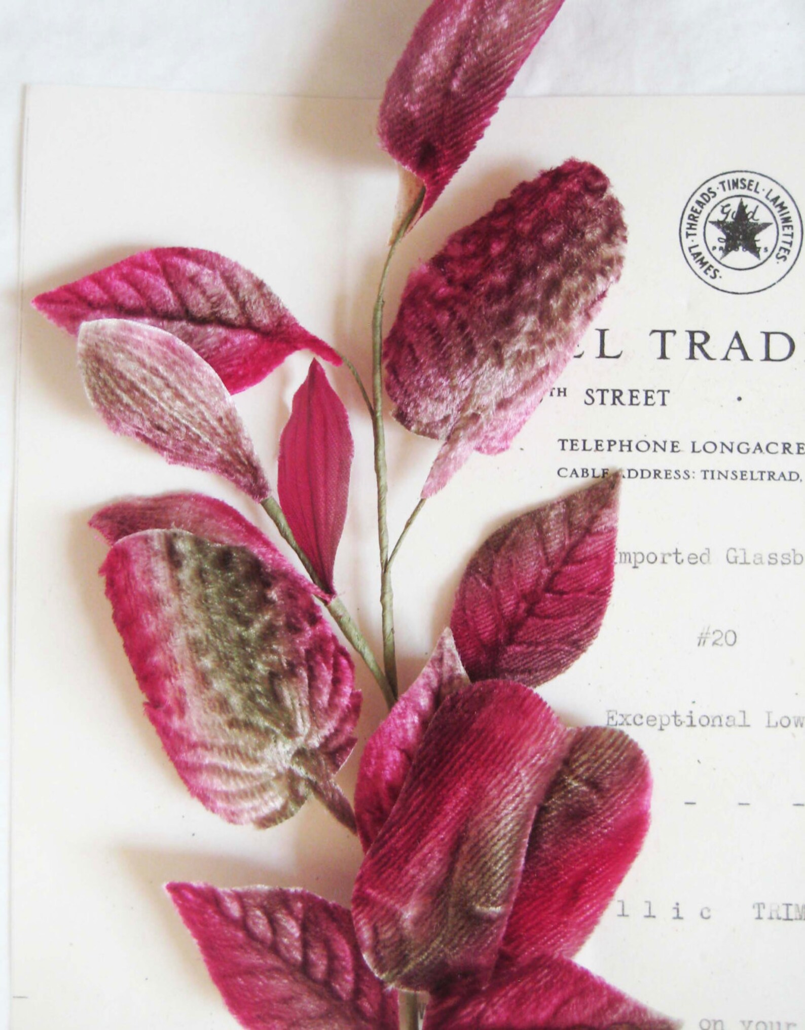 2 Pcs Vintage Antique Pretty Rasp Velvet Millinery Hat Flower - Etsy