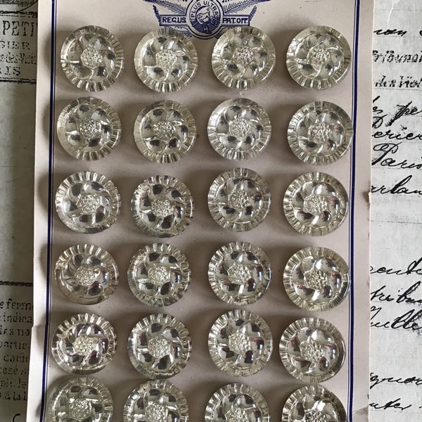 Crystal Glass Buttons - Etsy