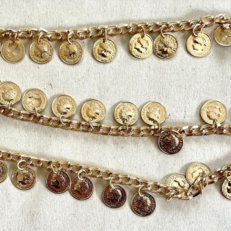 Gold Coin Trim - Etsy