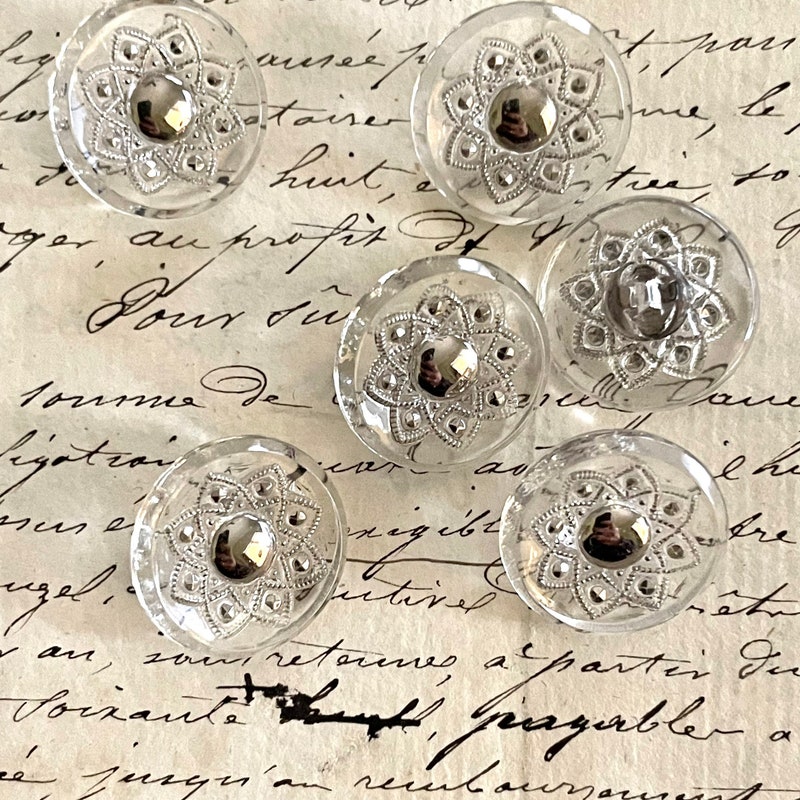 Clear Glass Buttons - Etsy