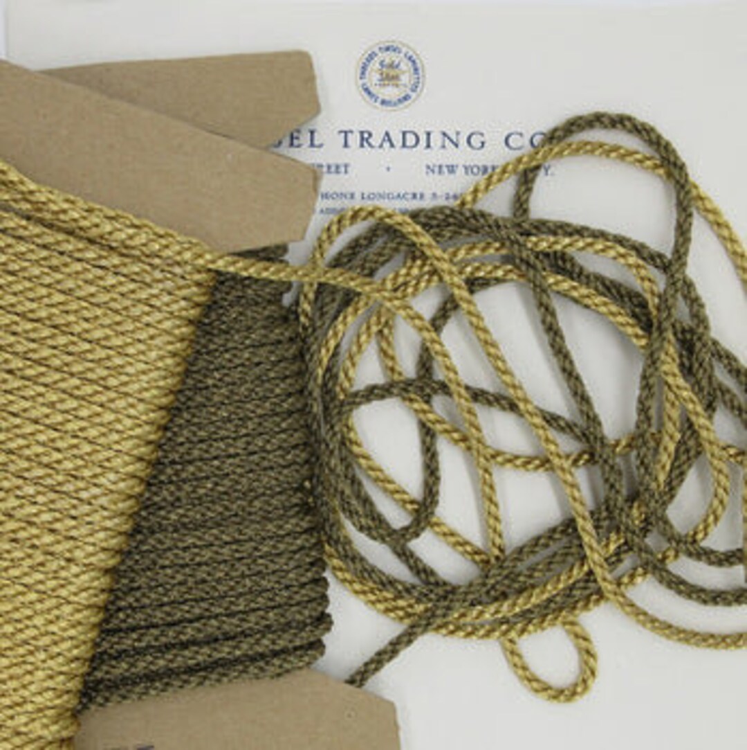 2 Yards Metallic Double Twisted Cord Trim 3/16" - Etsy