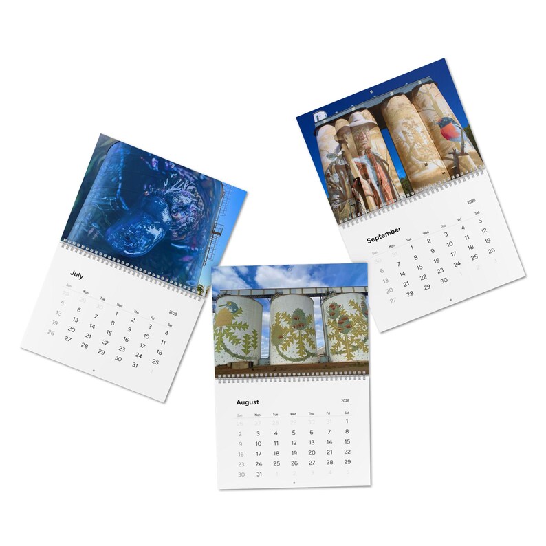 Australia Silo Art Wall Calendar for 2026 - Decorative, Monthly Planner ...