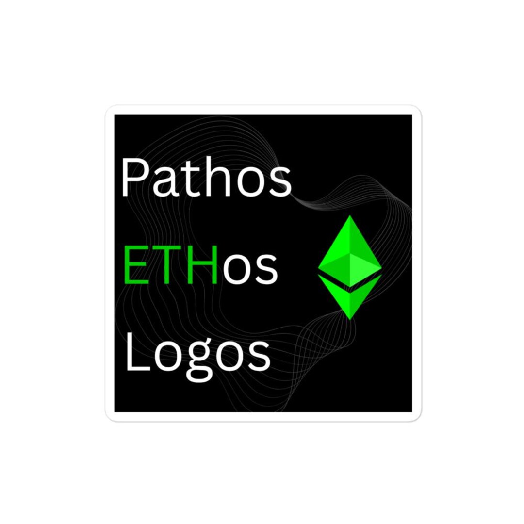Pathos, Ethos, Logos Bubble-free Stickers - Etsy
