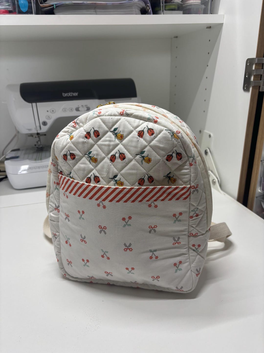 Quilted Backpack Purse Handmade Quilted Bag - Etsy