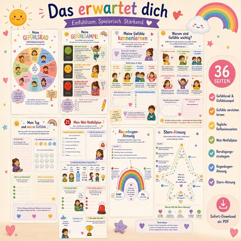 Children's Emotional Diary PDF | Emotional Regulation & Mindfulness ...