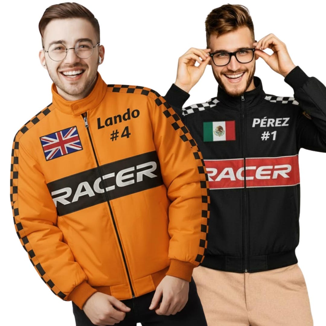 For Kids and Adults Custom Racing Jacket | Personalized Jacket With ...