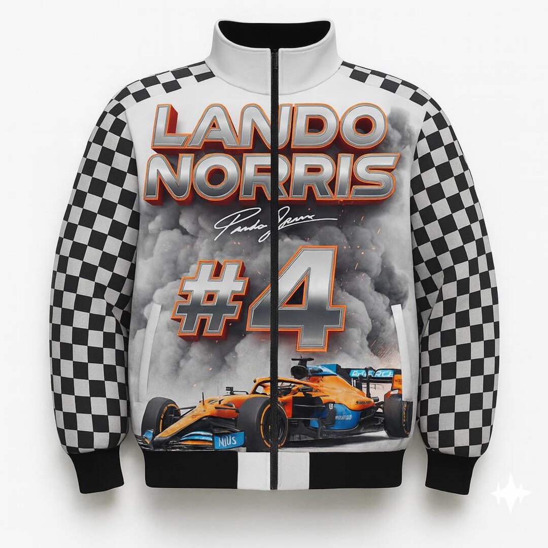 Lando Norris F1 Fan Jacket for Kids and Adults | Personalized Jacket ...