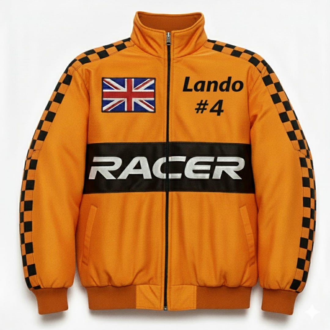 Lando Norris F1 Fan Jacket for Kids and Adults | Personalized Jacket ...